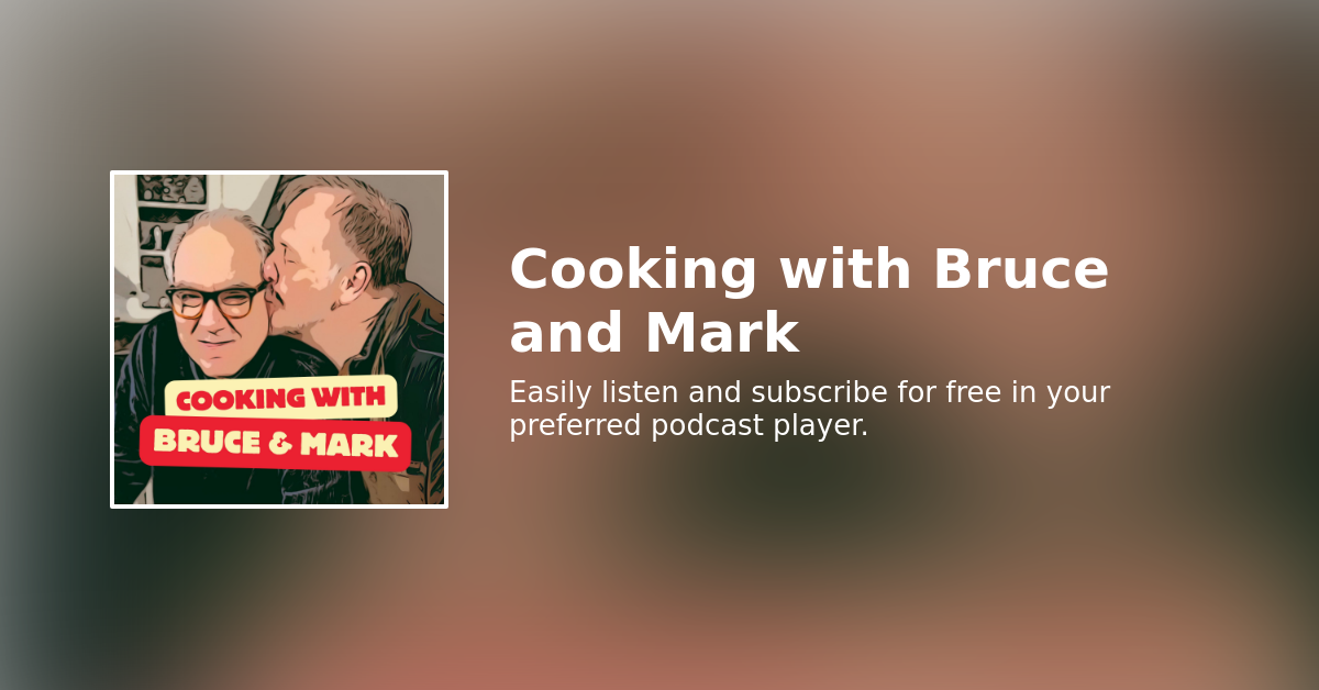COOKING WITH BRUCE AND MARK's Overcoming Our Food Dislikes, One-Minute ...