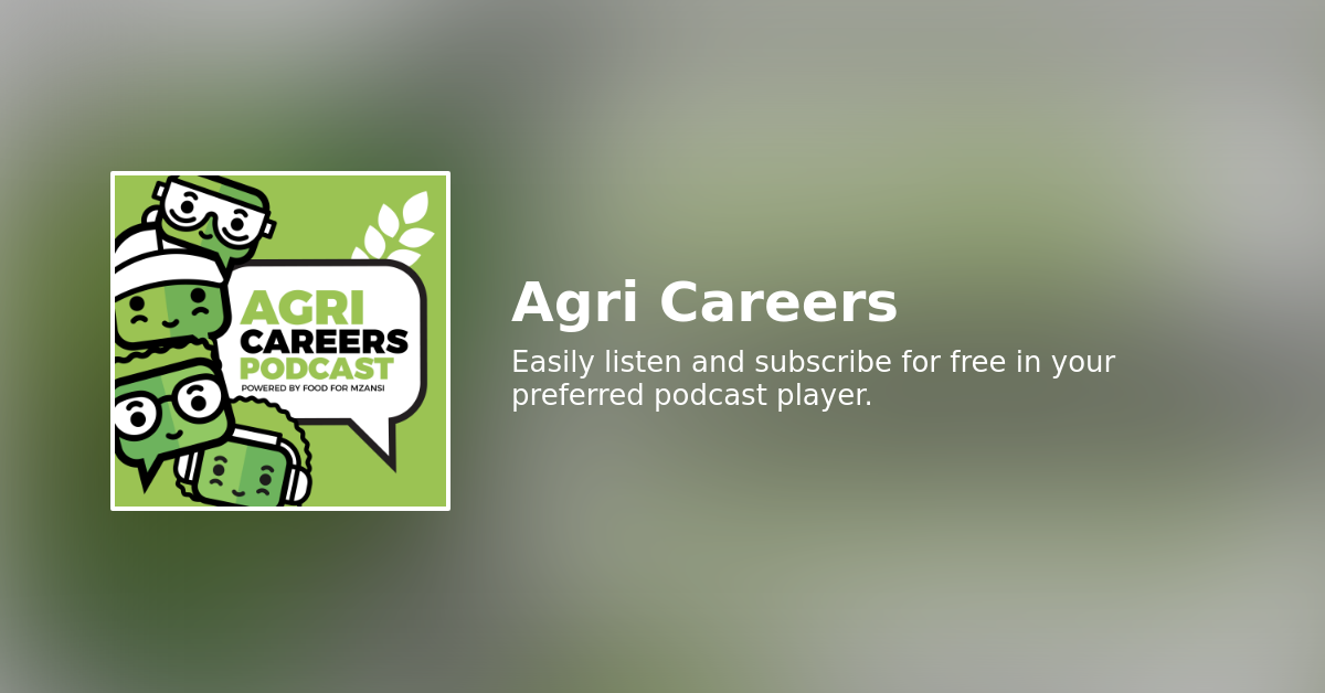 Easily listen to AgriCareers in your podcast app of choice