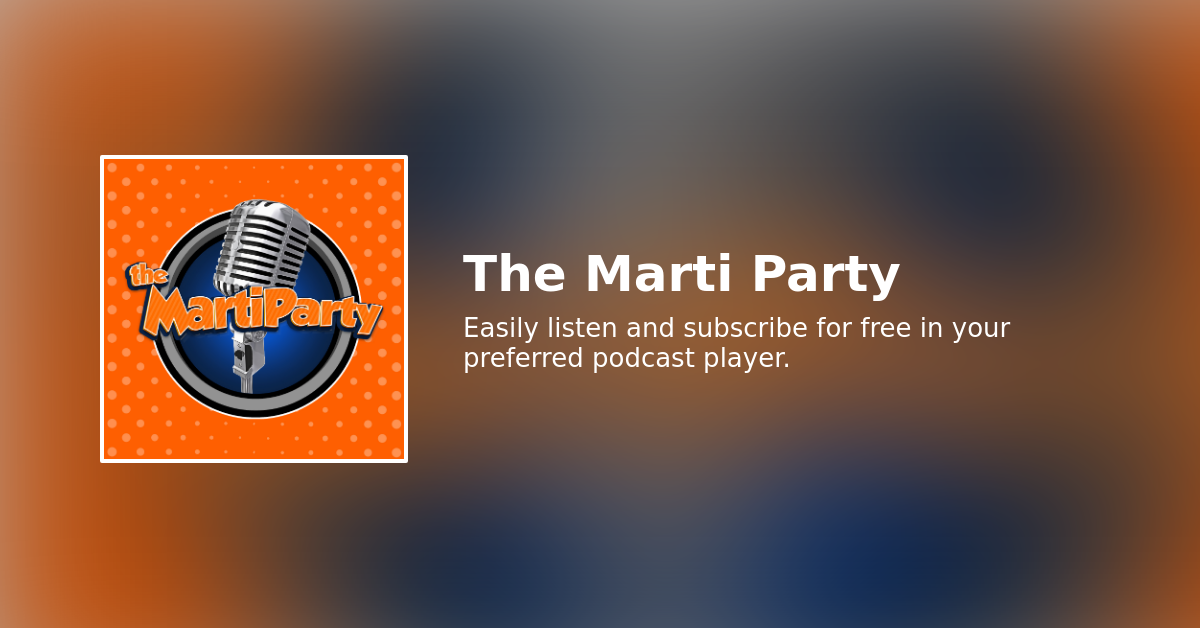Easily listen to The Marti Party in your podcast app of choice