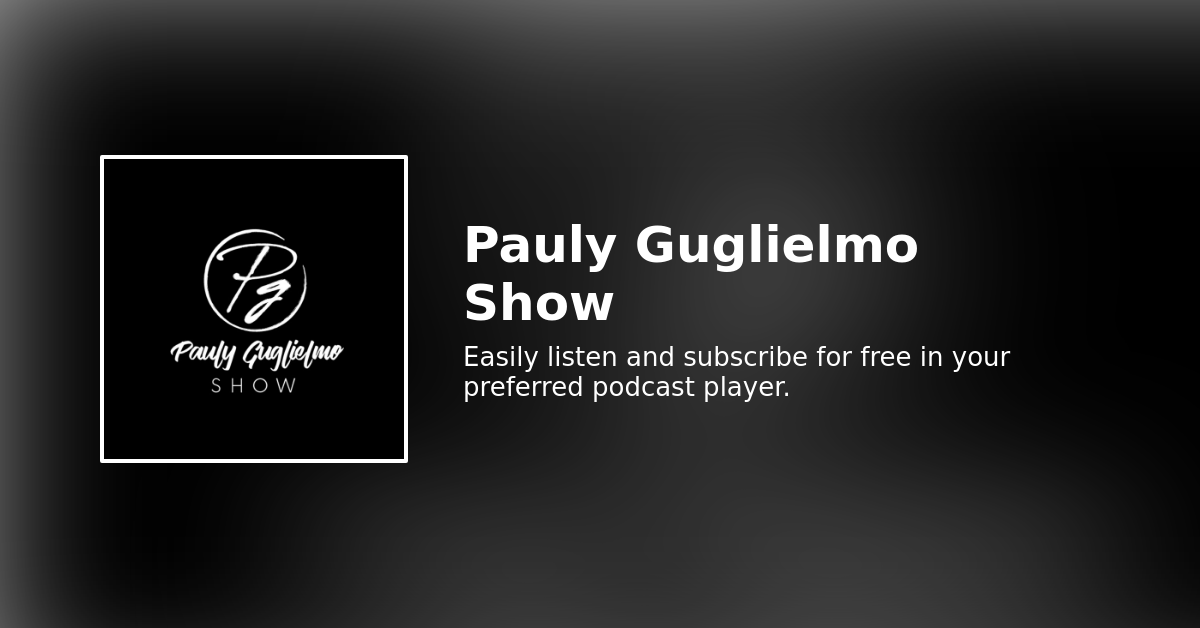 208 - Brian Van Etten (Swillburger & Pizza Wizard) - Pauly Guglielmo Show