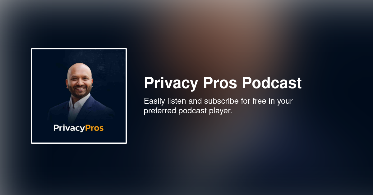 No 1 Data Privacy Podcast 2025 | The Podcast For a Thriving Career In Data Protection, Data ...
