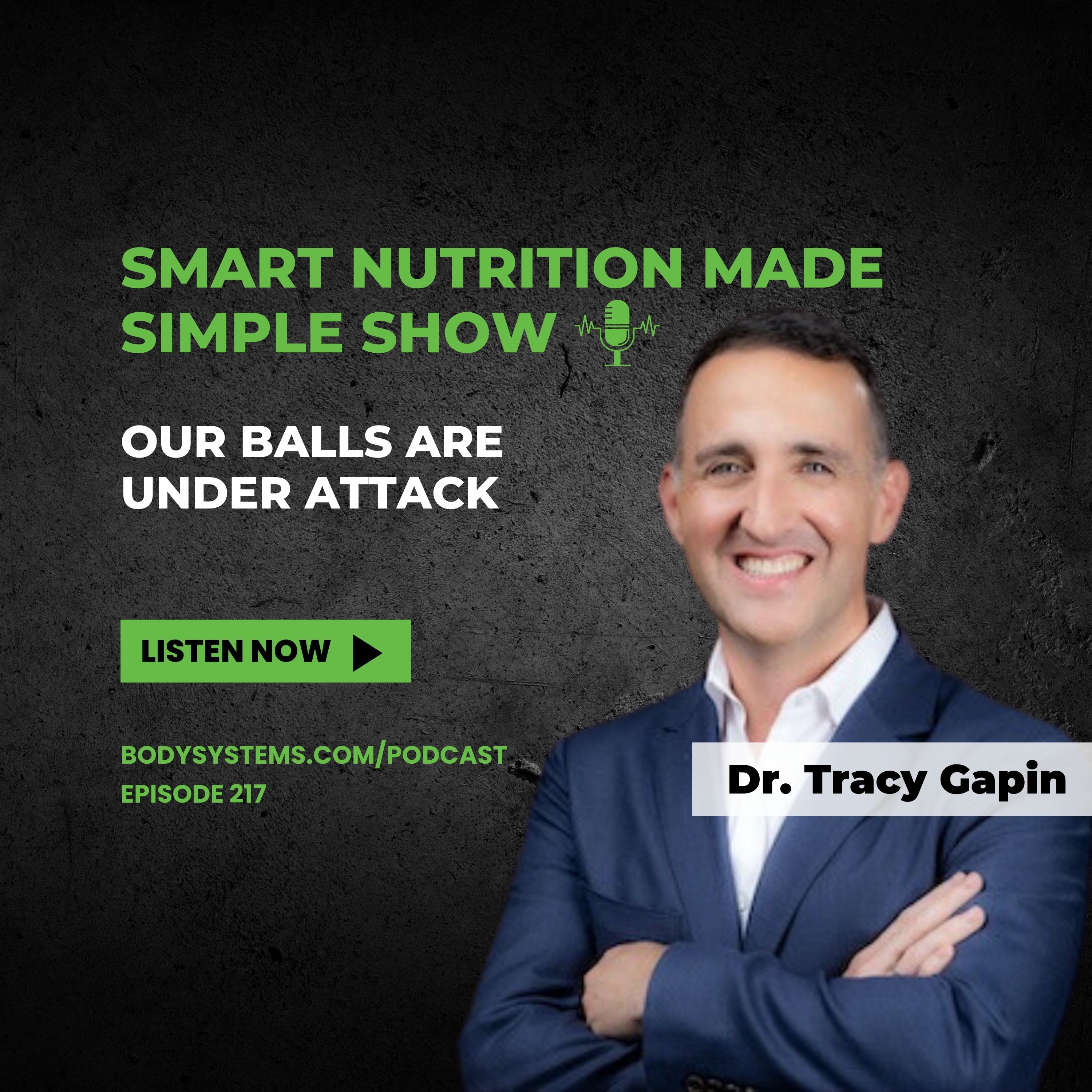 217_Our Balls Are Under Attack with Dr. Tracy Gapin - Body Systems