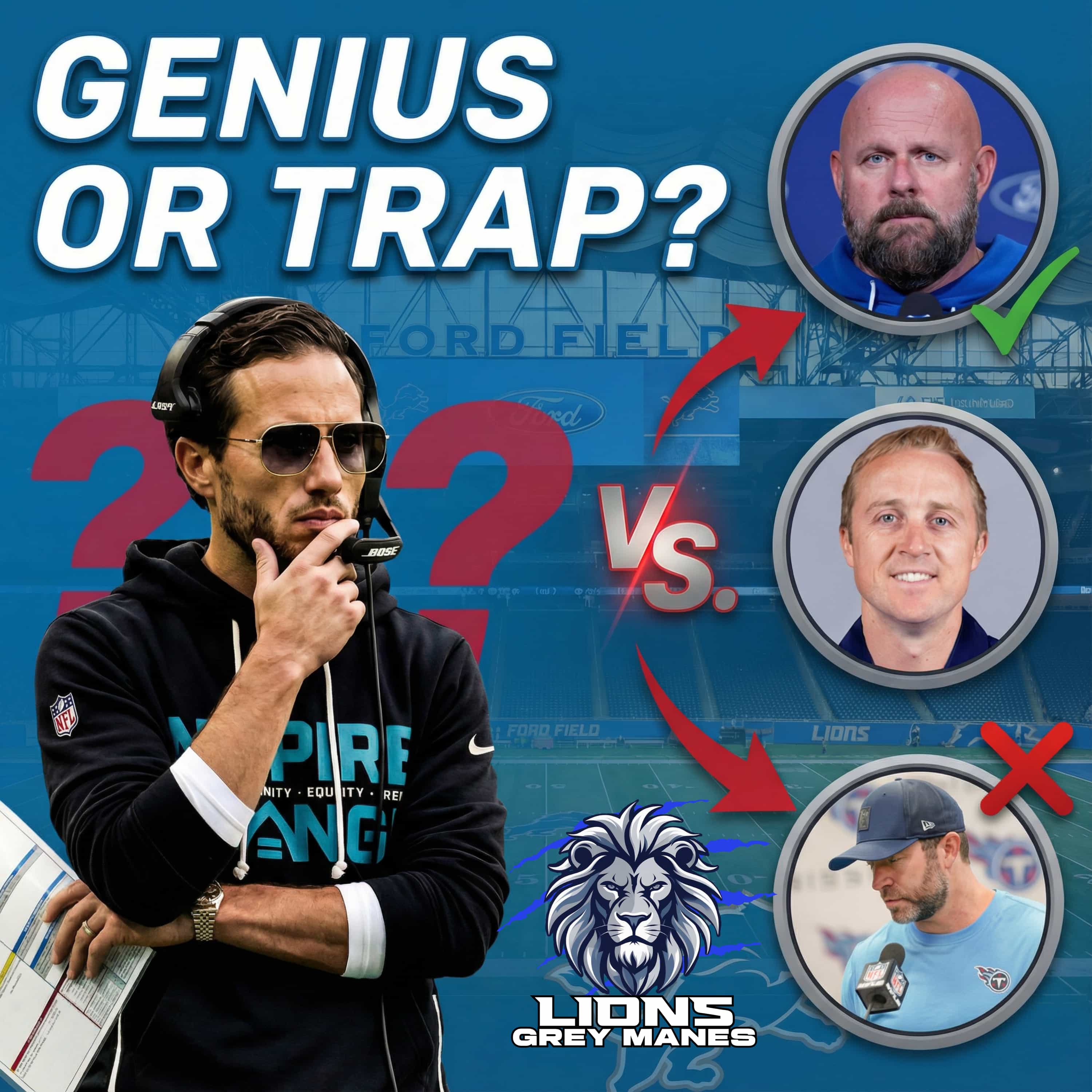 The McDaniel Dilemma: Which Coordinator Actually Fits the Lions' DNA ...