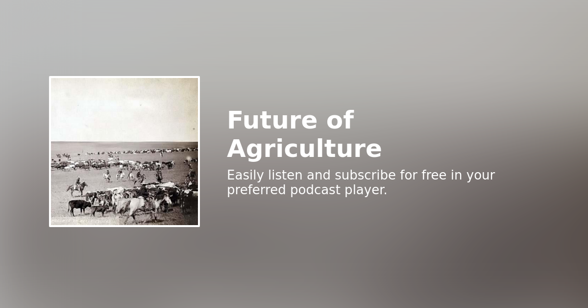 [History of Agriculture] The Great Beef Bonanza and the Fall of the ...