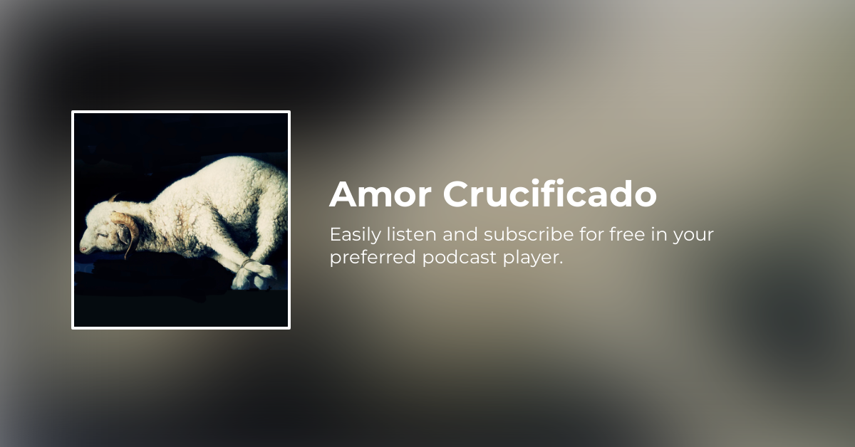 Propiciar y Expiar la Justicia de Dios - Amor Crucificado