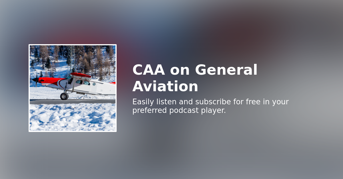 Winter flying - CAA on General Aviation