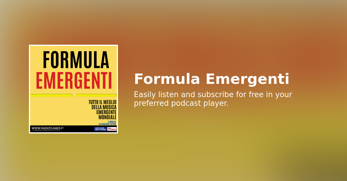 FORMULA EMERGENTI 93 - Formula Emergenti