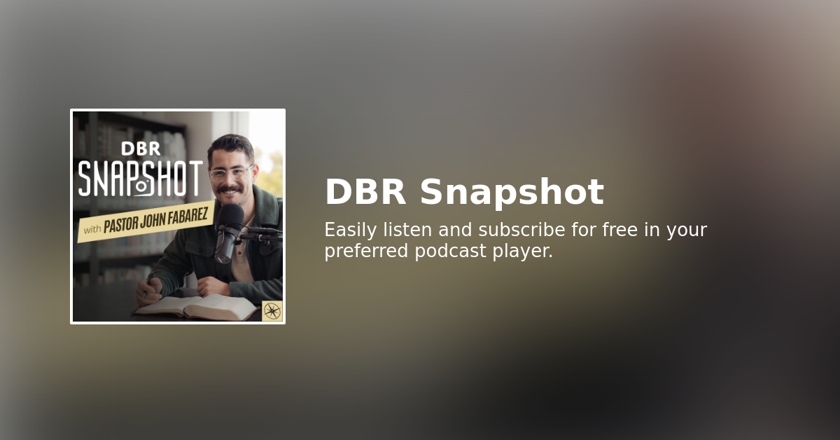 Easily listen to DBR Snapshot in your podcast app of choice