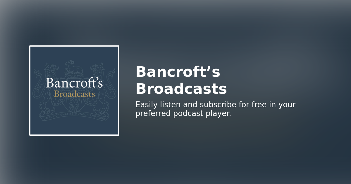 Exploring IdentiTEA Society with Sam - Bancroft’s Broadcasts