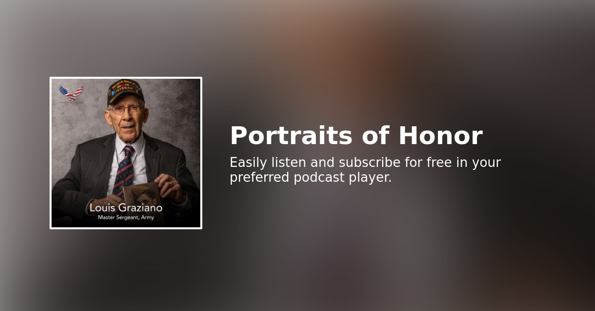 Louis Graziano (Master Sergeant, Army) | S1E14 - Portraits of Honor