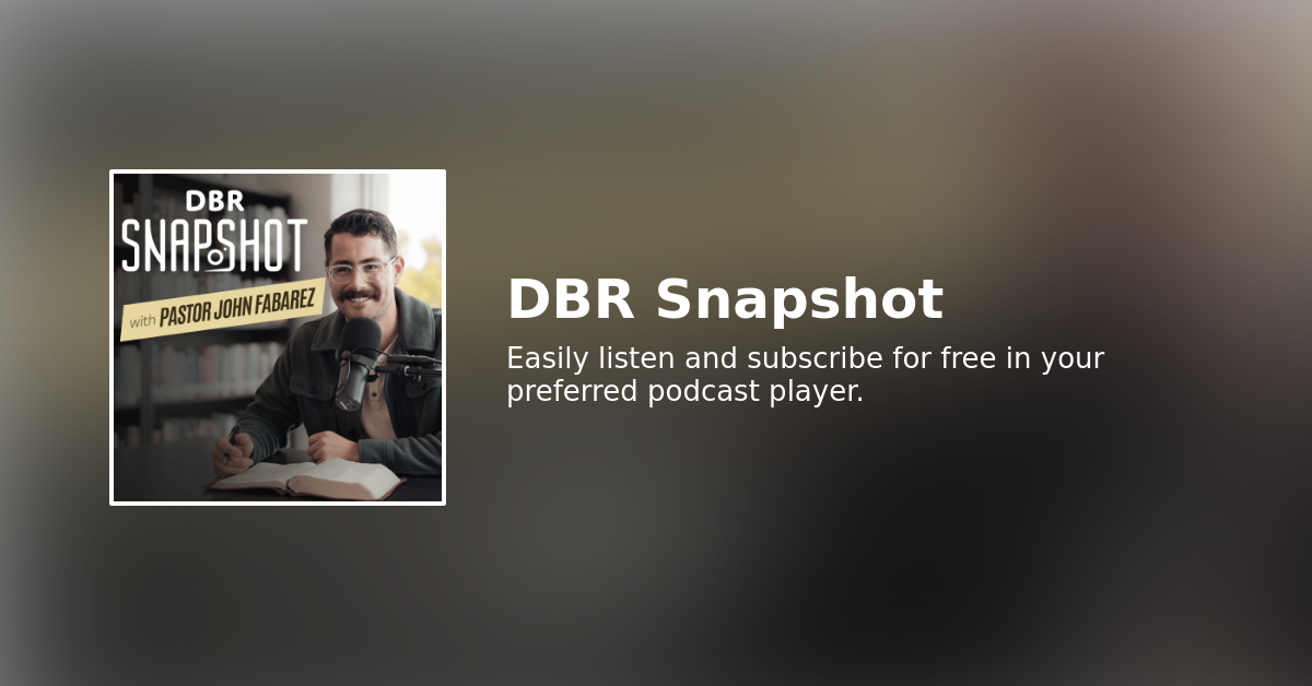 Easily listen to DBR Snapshot in your podcast app of choice