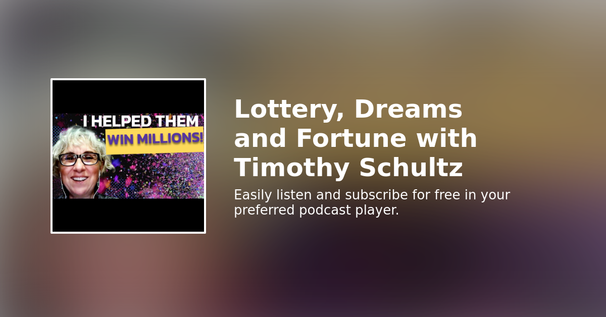 Interview with contest queen - Lottery, Dreams and Fortune with Timothy ...