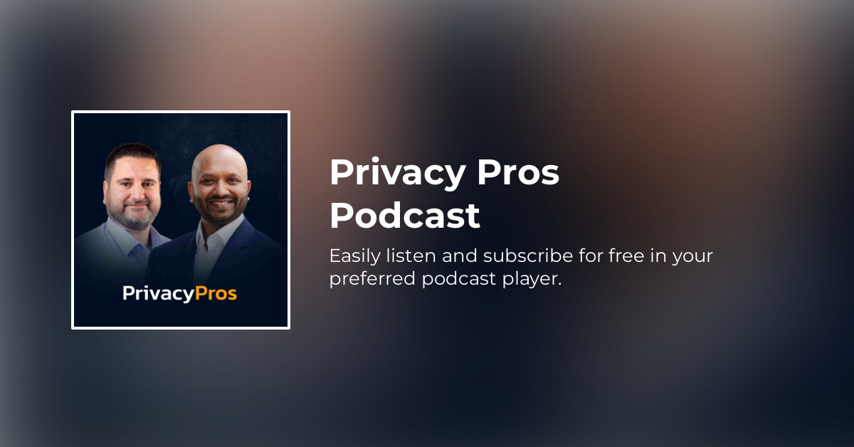 No 1 Data Privacy Podcast 2025 | The Podcast For a Thriving Career In Data Protection, Data ...
